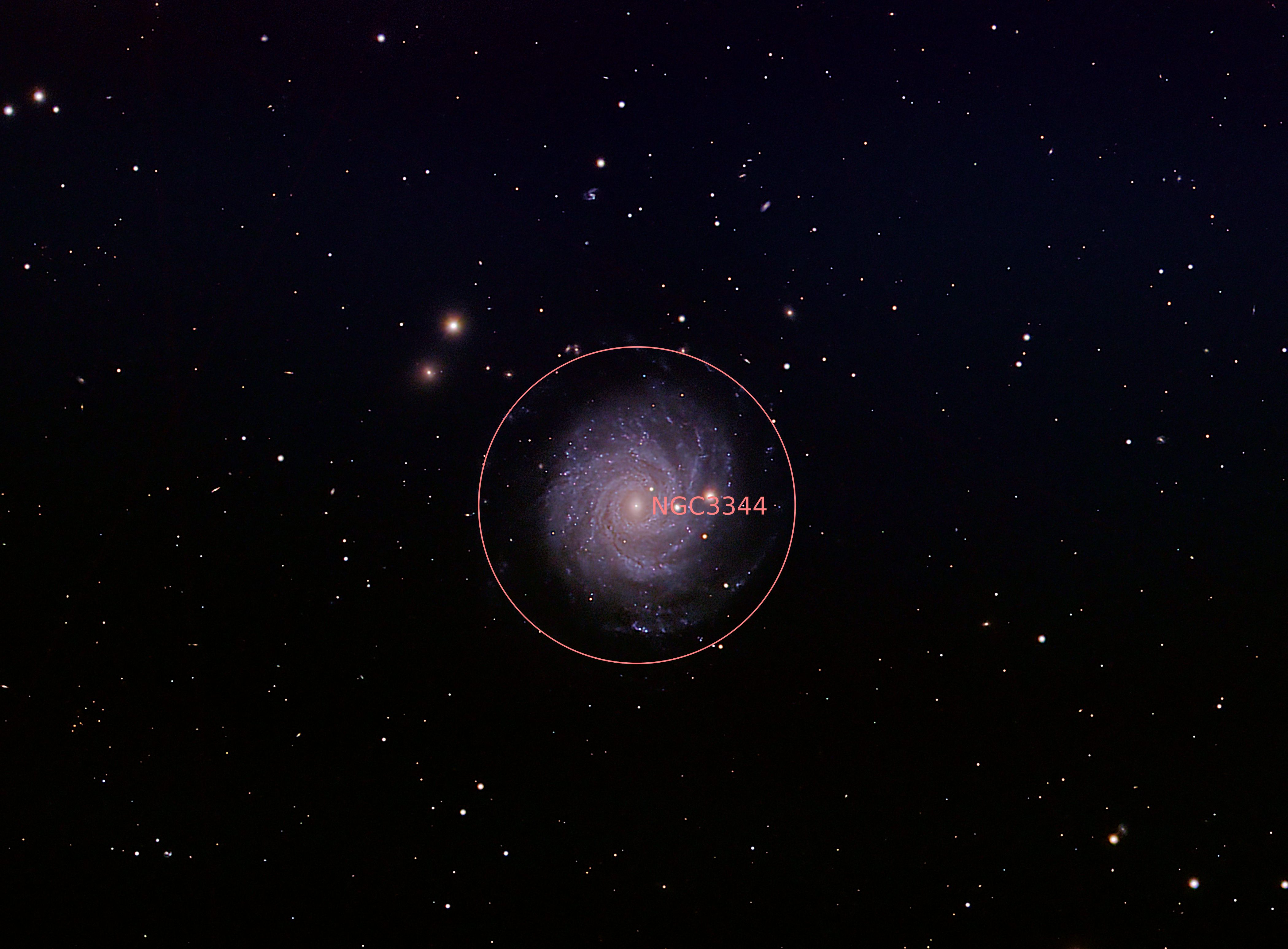 NGC 3344 Description